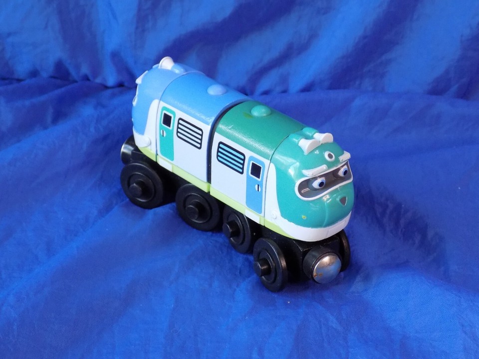 Chuggington Wooden Railway HOOT & TOOT Two-Sided Locomotive TOMY UK | eBay