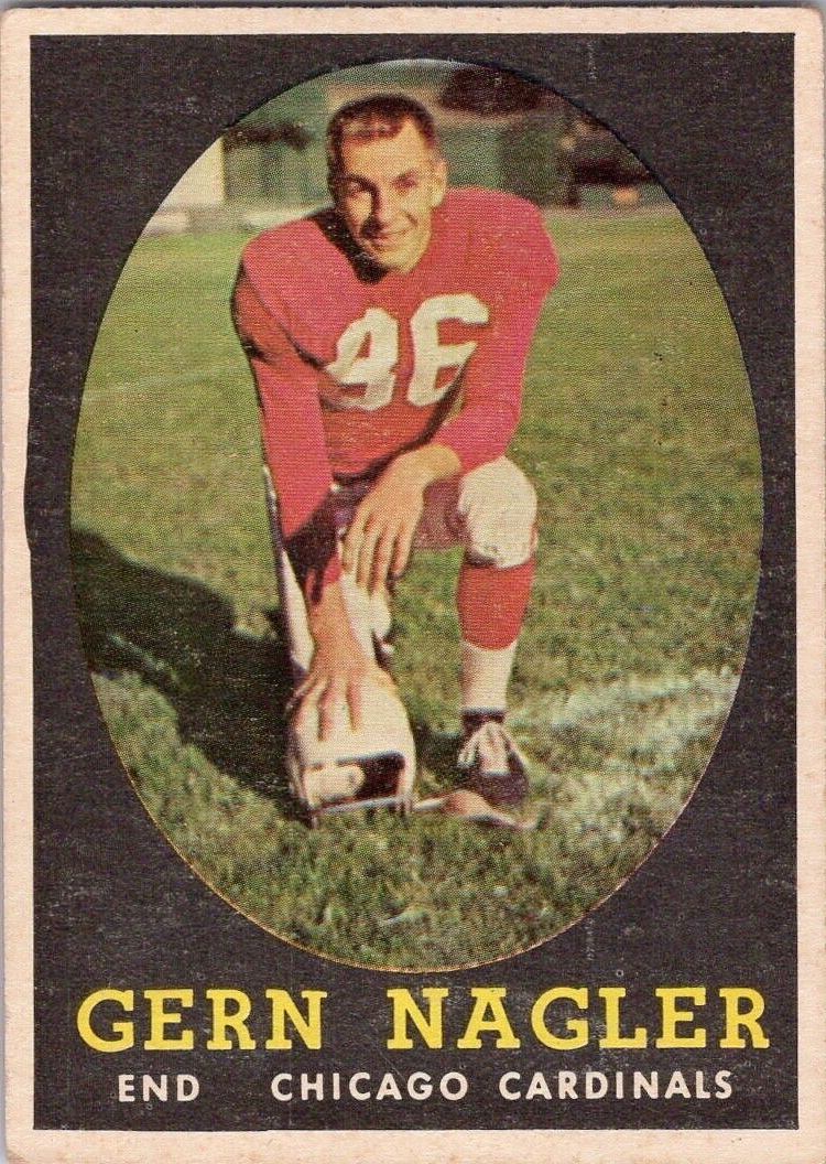 Gern Nagler 1958 Topps Football #60 | eBay