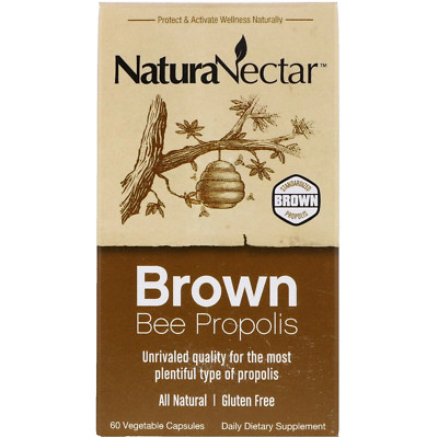 NaturaNectar, Brown Bee Propolis, 60 Vegetable Capsules | eBay Australia