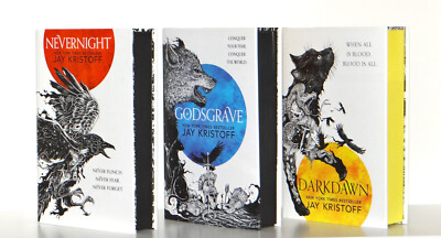Jay Kristoff SIGNED Nevernight Chronicles 1-3 Godsgrave Darkdawn ...