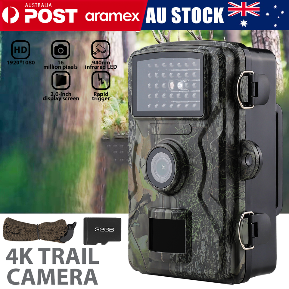 1/2 Trail Hunting Camera 50MP Wildlife Game Night Vision Outdoor ...