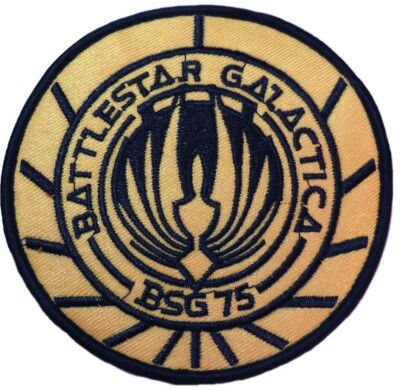 Battlestar Galactica BSG 75 Embroidered Uniform Shoulder PATCH | eBay