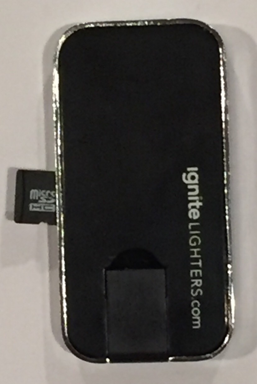 Ignite E-Data Rechargeable USB Lighter with Integrated Micro SD Card ...