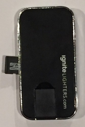 Ignite E-Data Rechargeable USB Lighter with Integrated Micro SD Card ...
