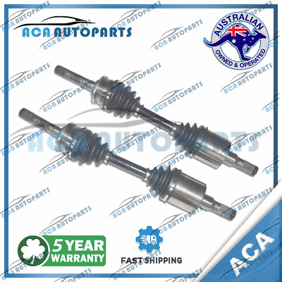 Left + Right Front CV Joint Drive Shafts Holden Colorado RG 2.8L 4Cyl ...
