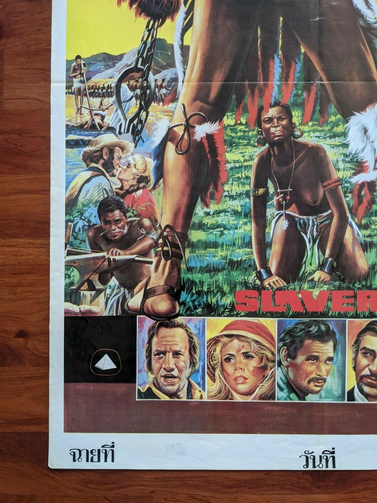 Slavers (1978) | Britt Ekland Jurgen Goslar | Thai movie film poster | eBay