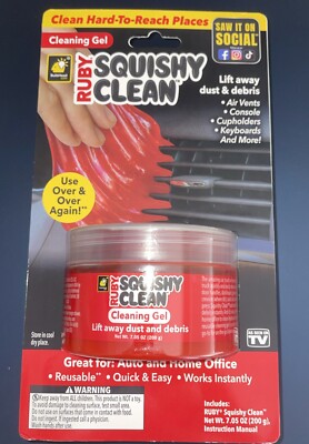 Ruby Squishy Clean Jelled Dust Collector Ruby Squishy Clean | eBay