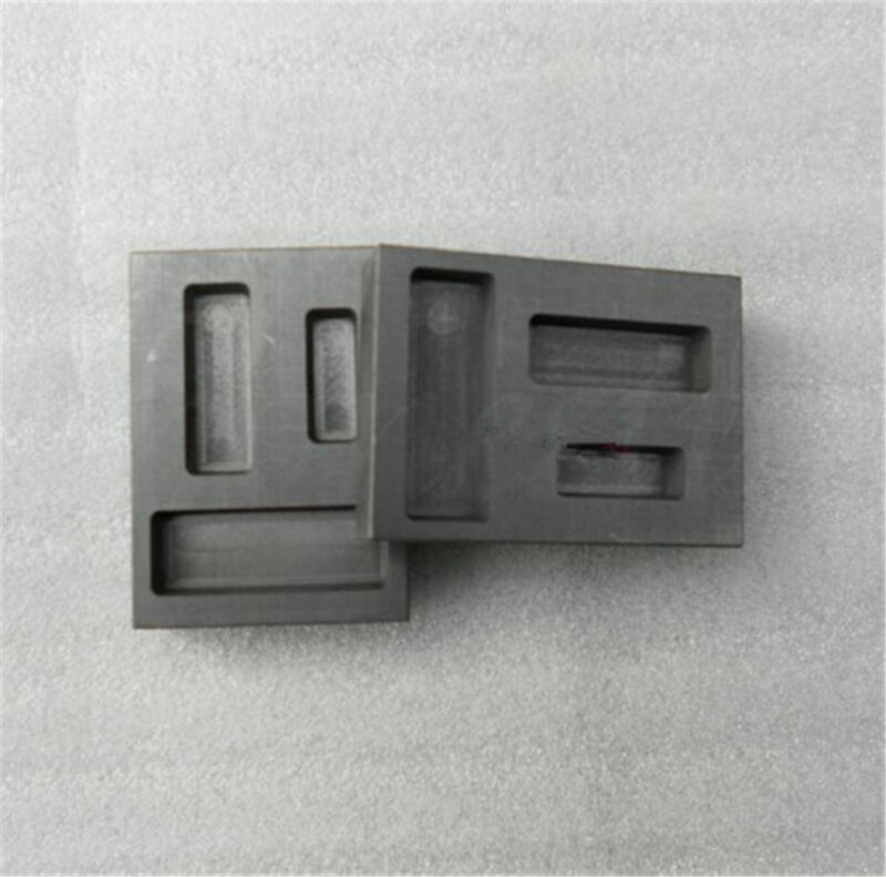 1X Graphite Casting Melting Ingot Mold Crucible Refining Gold Silver ...