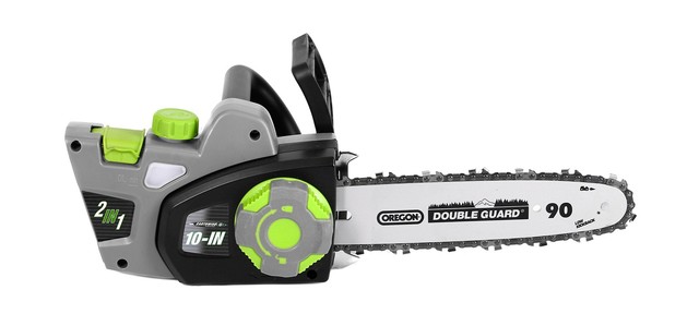 Earthwise Electric Pole Chainsaw Pruner 10 Inch Bar 6 Amp 2 in 1 ...