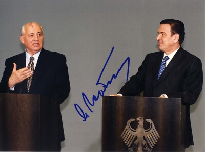 SOVIET POLITICIAN Michail Gorbachev autograph, signed photograph | eBay