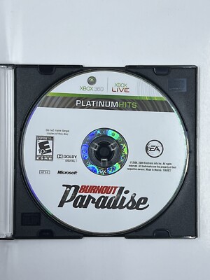 Xbox 360 Burnout Paradise Microsoft DISC ONLY TESTED | eBay