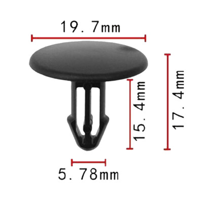 40 Front Cowl & Garnish Retainer Seal Clips Fastener For Honda Acura ...