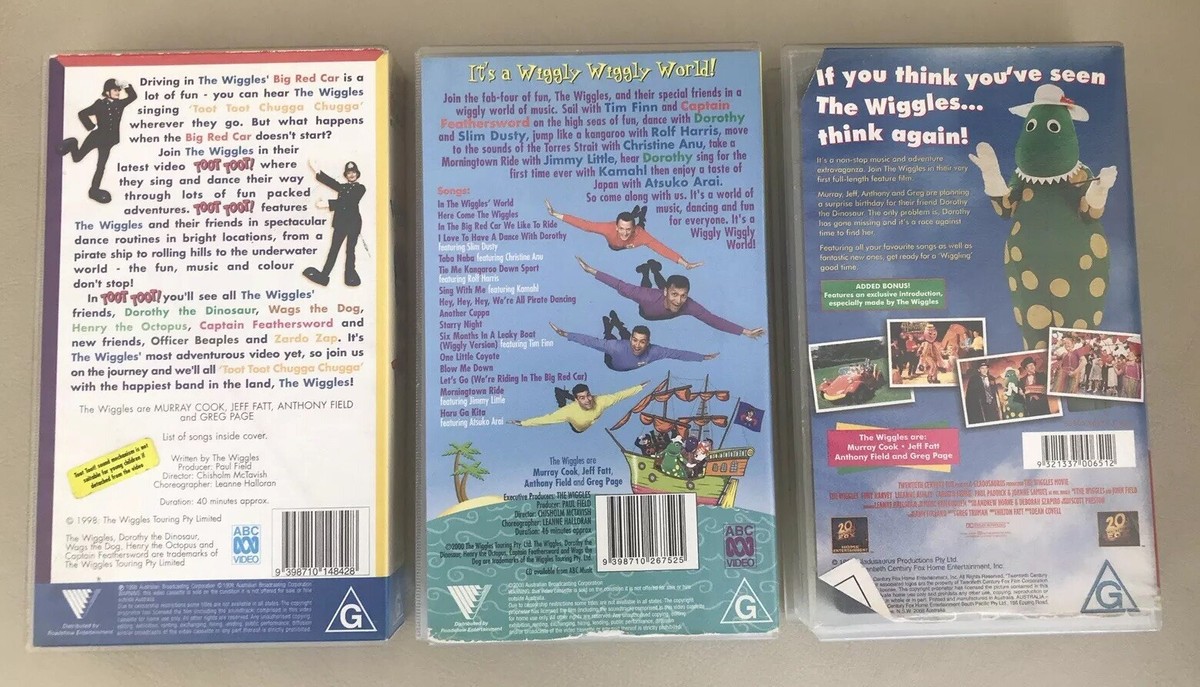 Le Monde Des Wiggles Wiggly Wiggly Vhs It's A Wiggly Wiggly World!