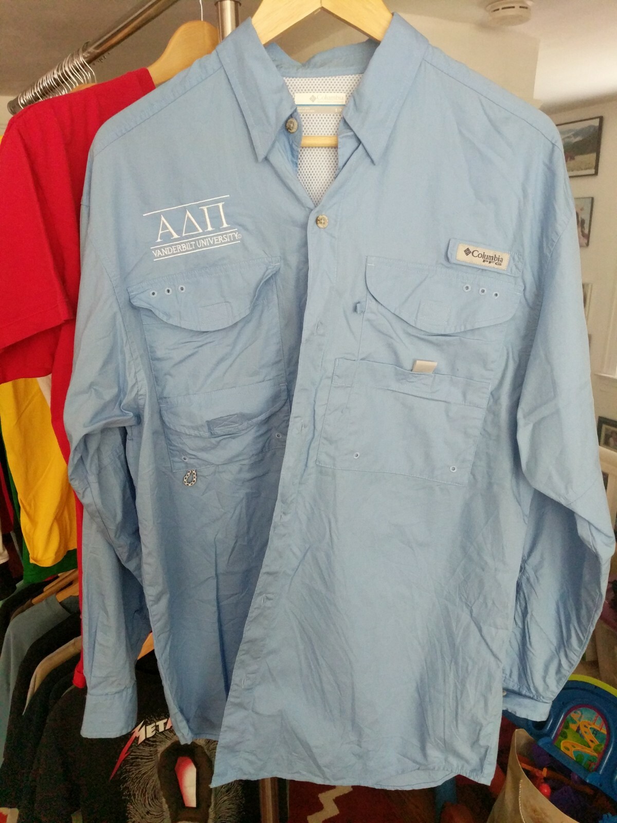 Vintage Columbia PFG Vanderbilt University Greek Frat… - Gem