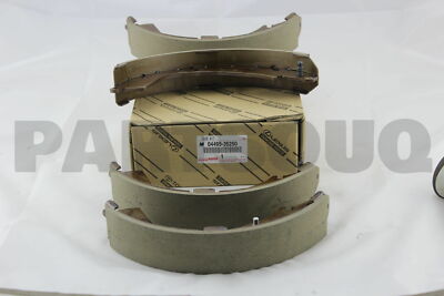 0449535250 Genuine Toyota SHOE KIT, REAR BRAKE 04495-35250 | eBay