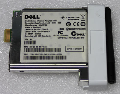 Dell Internal Wireless Adapter 1000 for Dell Printer LEX-M01-001 OPU711 ...