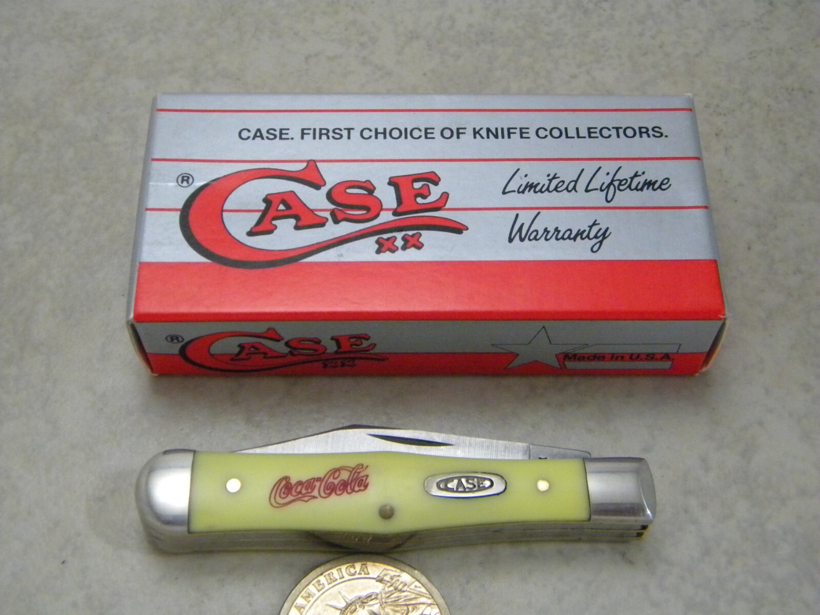 Case XX- USA- 3225 1/2 SS- 1 Dot- 1989- Coca-Cola Knife- Box | eBay