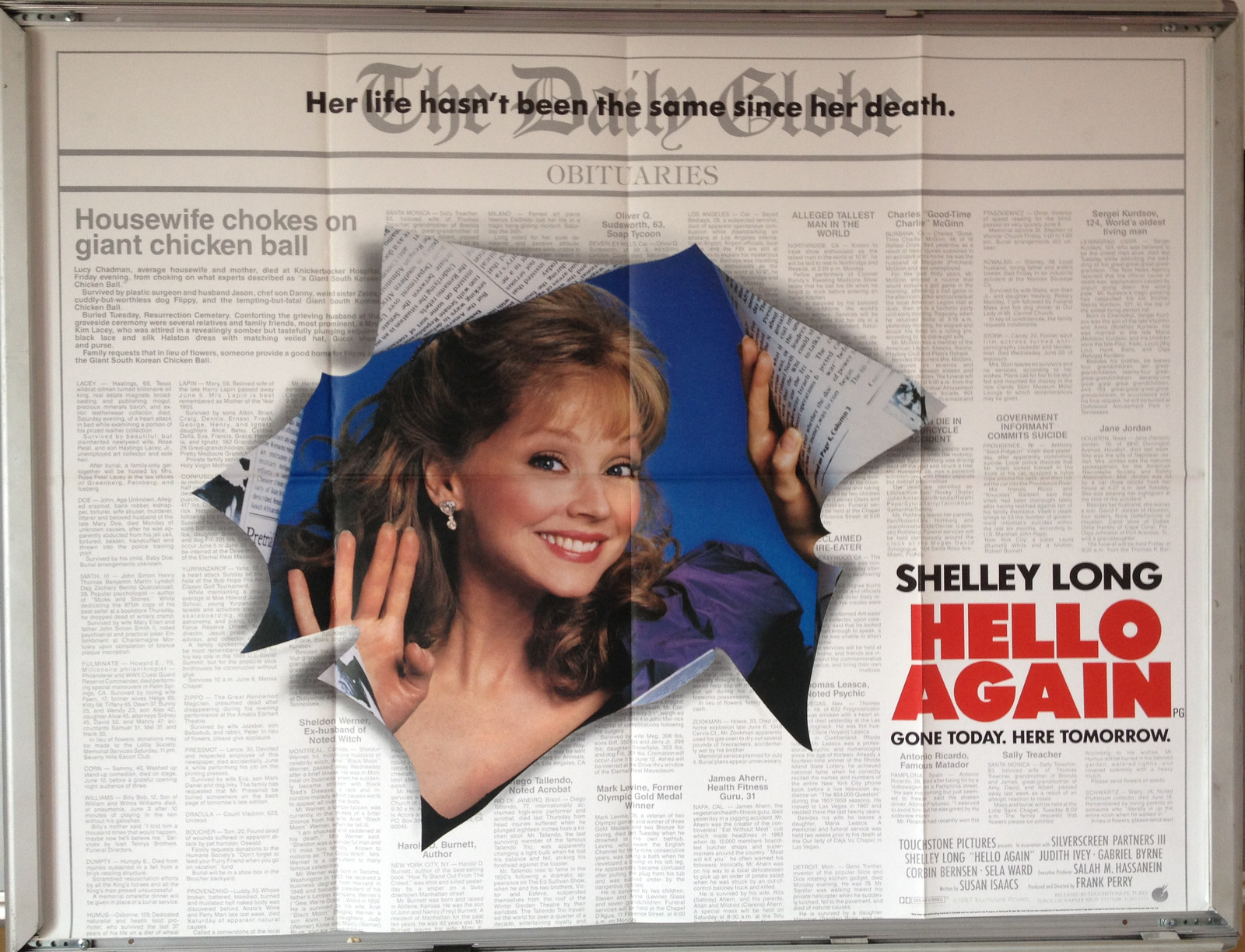 Cinema Poster: HELLO AGAIN 1987 (Quad) Shelley Long Gabriel Byrne | eBay