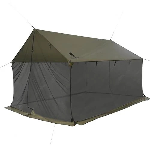 Lightweight Waterproof Camp Tarp Screen House Hammock Bug ARMY GREEN ...