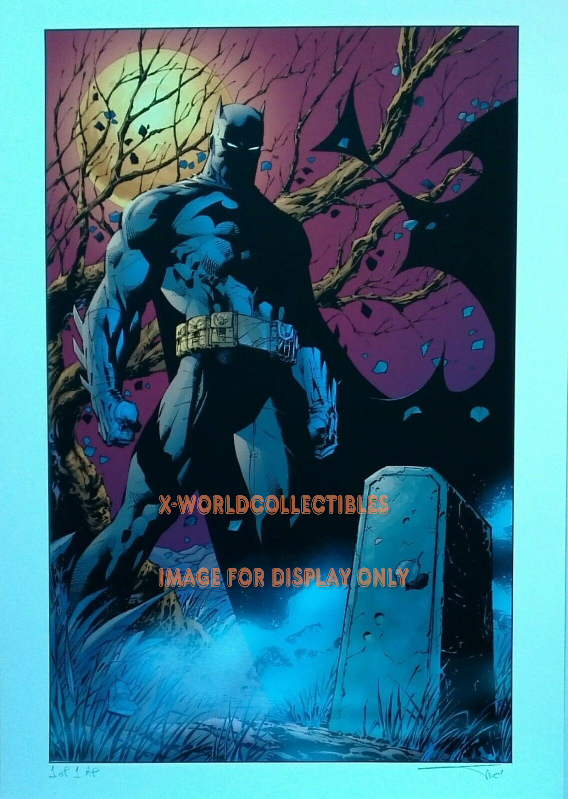 JIM LEE & ALEX SINCLAIR BATMAN #619 ARTIST PROOF 1-of-1 FINE ART PRINT ...