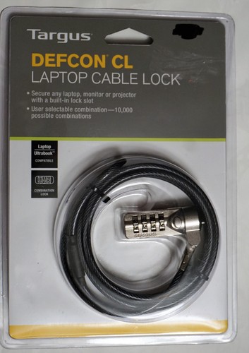 Targus Defcon CL Laptop Cable Lock | eBay