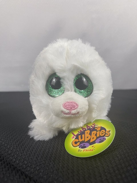 Fiesta 3.5" Angel Seal Plush Stuffed Animal Lubby Cubbies Green Eyes ...