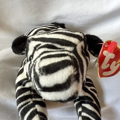 TY Beanie Baby Collection Retired 1995 Ziggy The Zebra PE Pellets #4063 ...