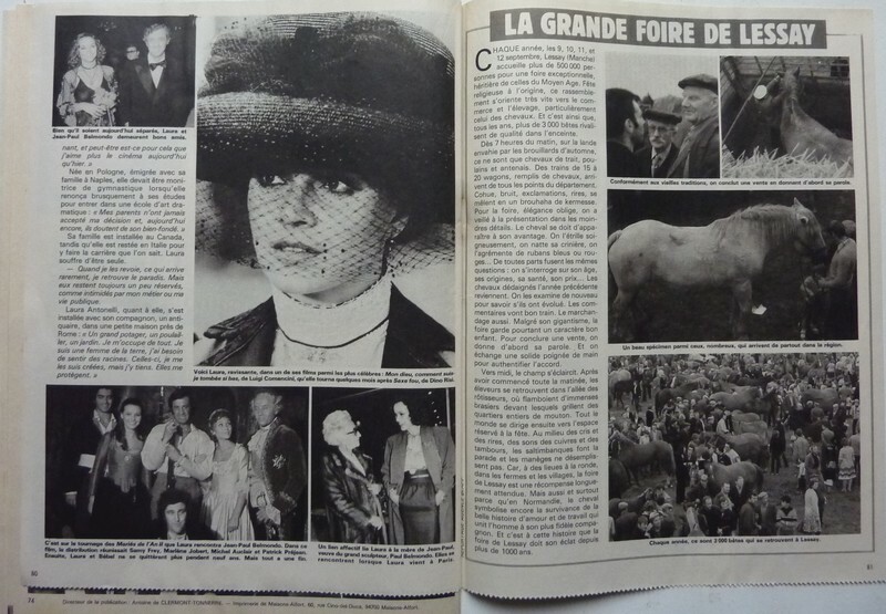 NOUS DEUX FLASH 1986: SACHA DISTEL_LAURA ANTONELLI | eBay