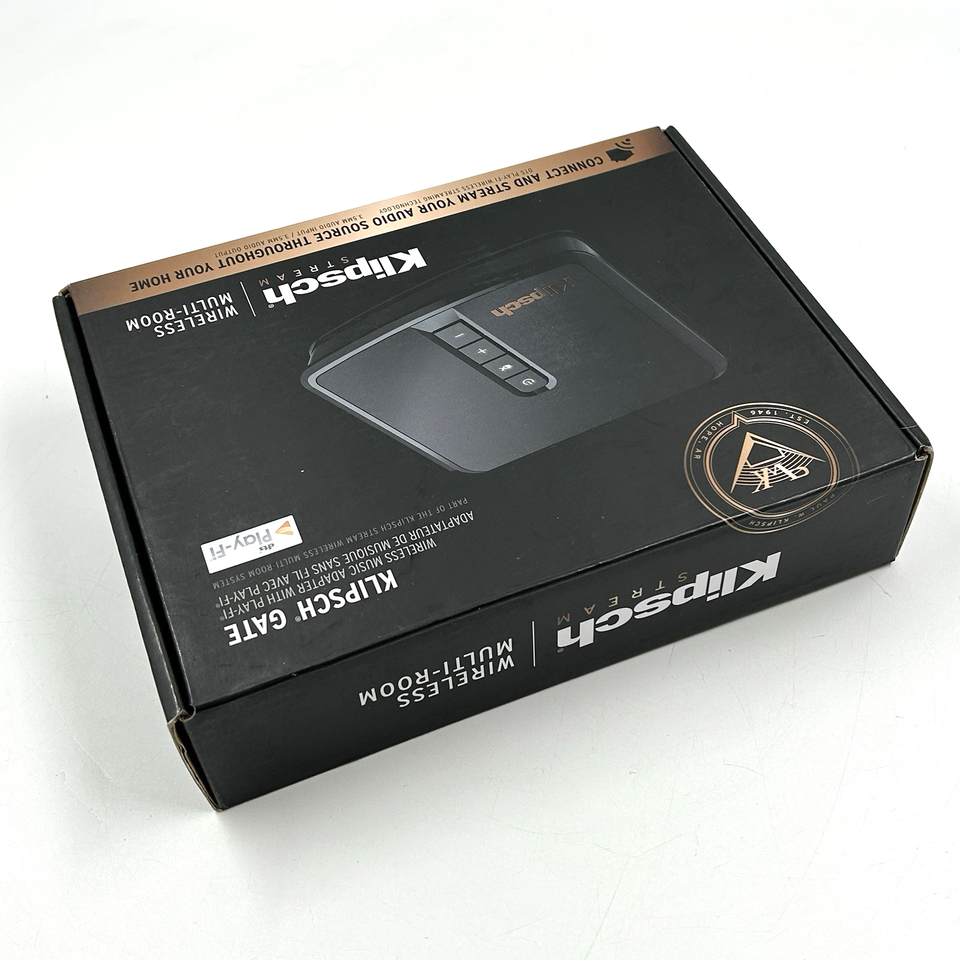 Klipsch Gate Playfi Gateway Wireless Multi–Room Hub, Black 1063275 Play-Fi | eBay