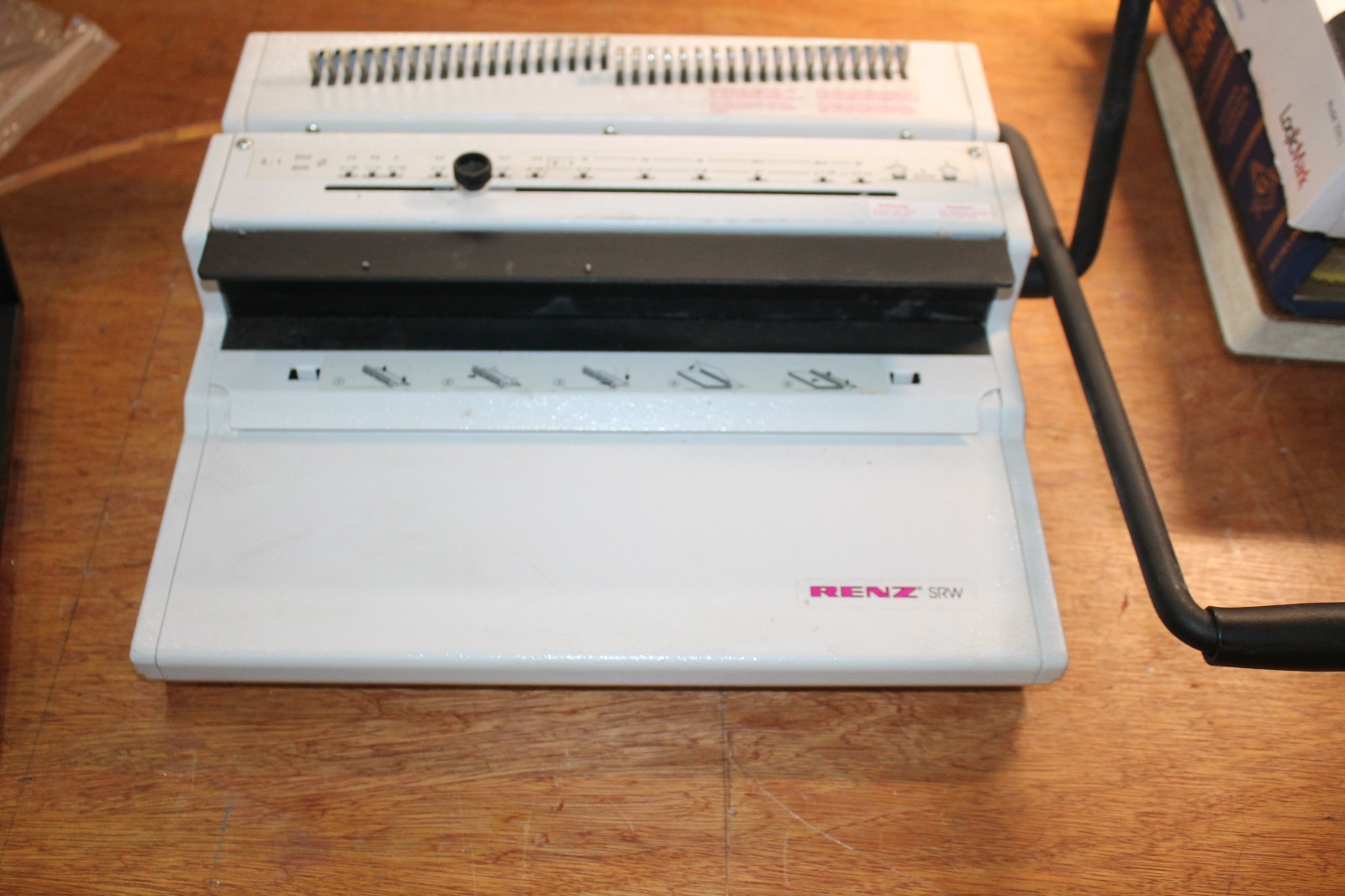 RENZ SRW Ring Plastic Binder Binding Machine White | eBay