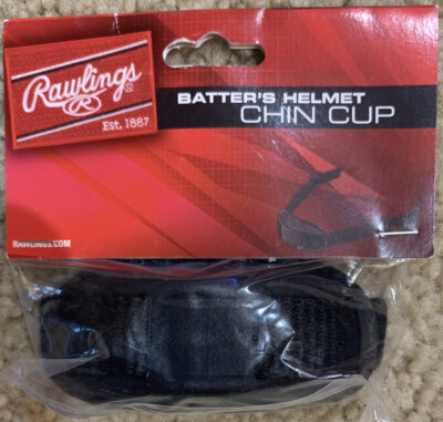 “NEW” Rawlings Chin Strap with Chin Cup Guard Baseball Batting Helmet ...
