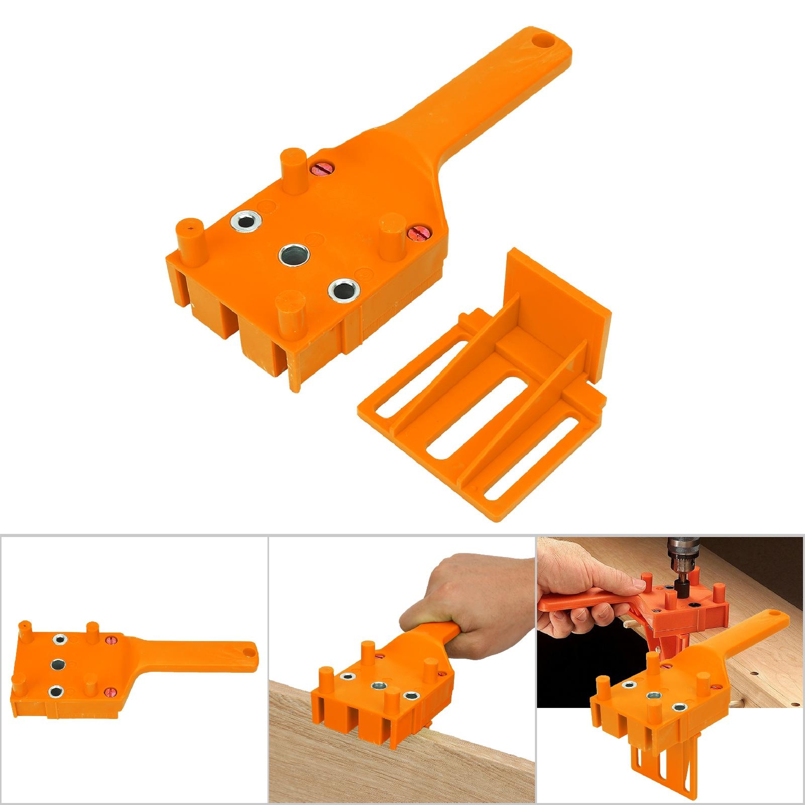 Plastic Handheld Wood Punch Woodworking Locator Board Connection Hole ...