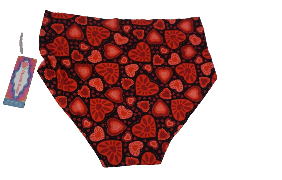NWT Cheek Boss High Rise Seamless Brief Large Cutie Hearts Tagless Soft ...