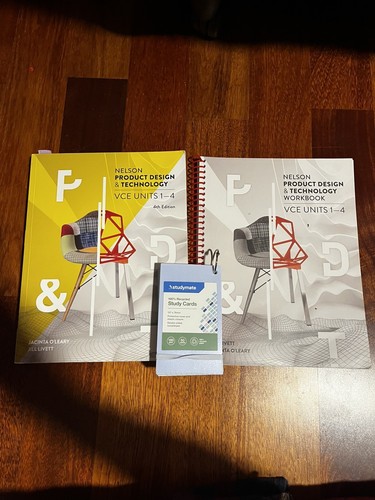 NELSON product design and technology units 1-4 textbook, workbook ...