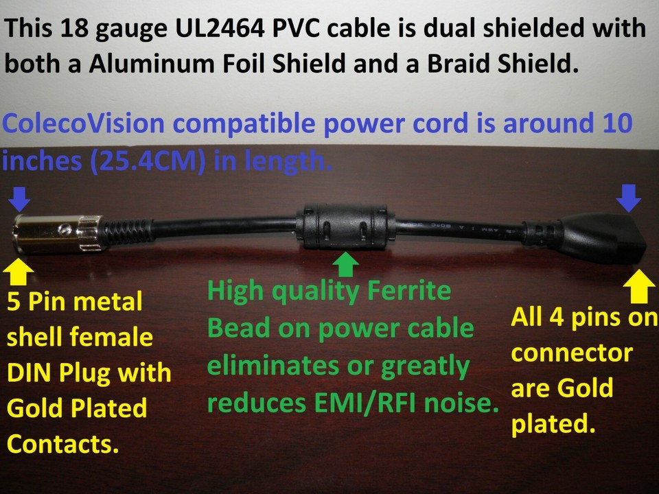 28.5 watt ColecoVision compatible power supply (The best quality level ...