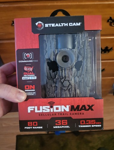 STEALTH CAM FUSION MAX 36MP 80ft Range Cellular Trail Camera NEW - FREE ...