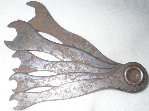 Vintage Magneto Spanners.Ex-Government.Radio/Electronics/Motoring.Used ...