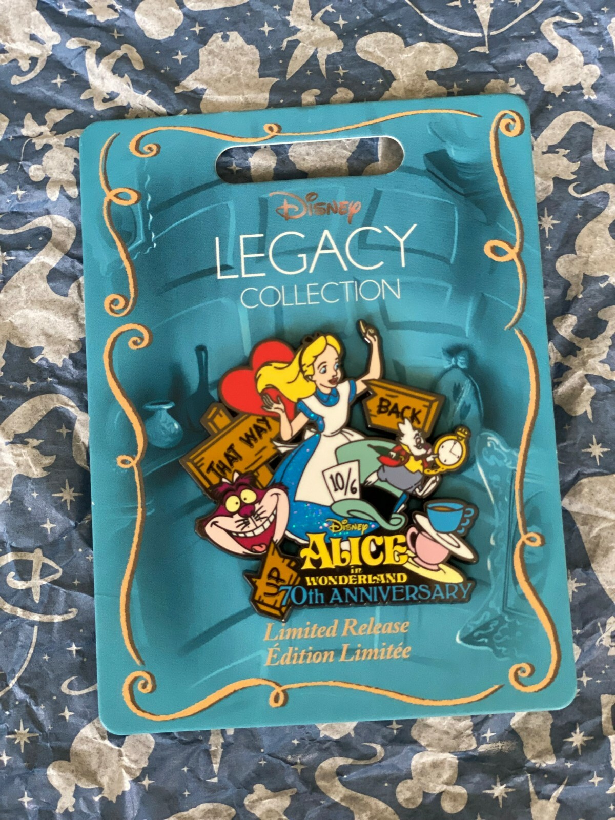 New Disney Alice in Wonderland 70th Anniversary Pin – Limited Release ...