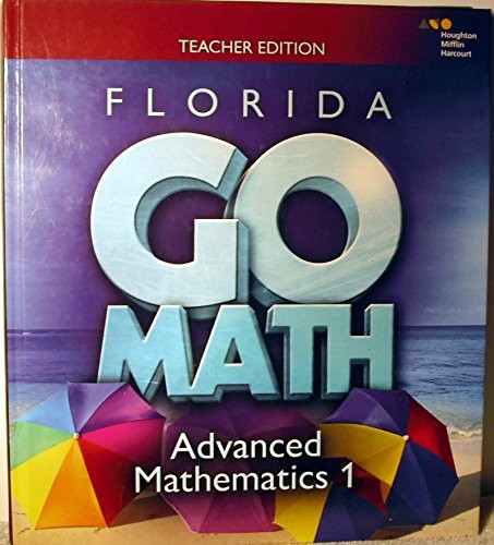 HOLT MCDOUGAL GO MATH! FLORIDA: TEACHER EDITION ADVANCED 6 - Hardcover ...