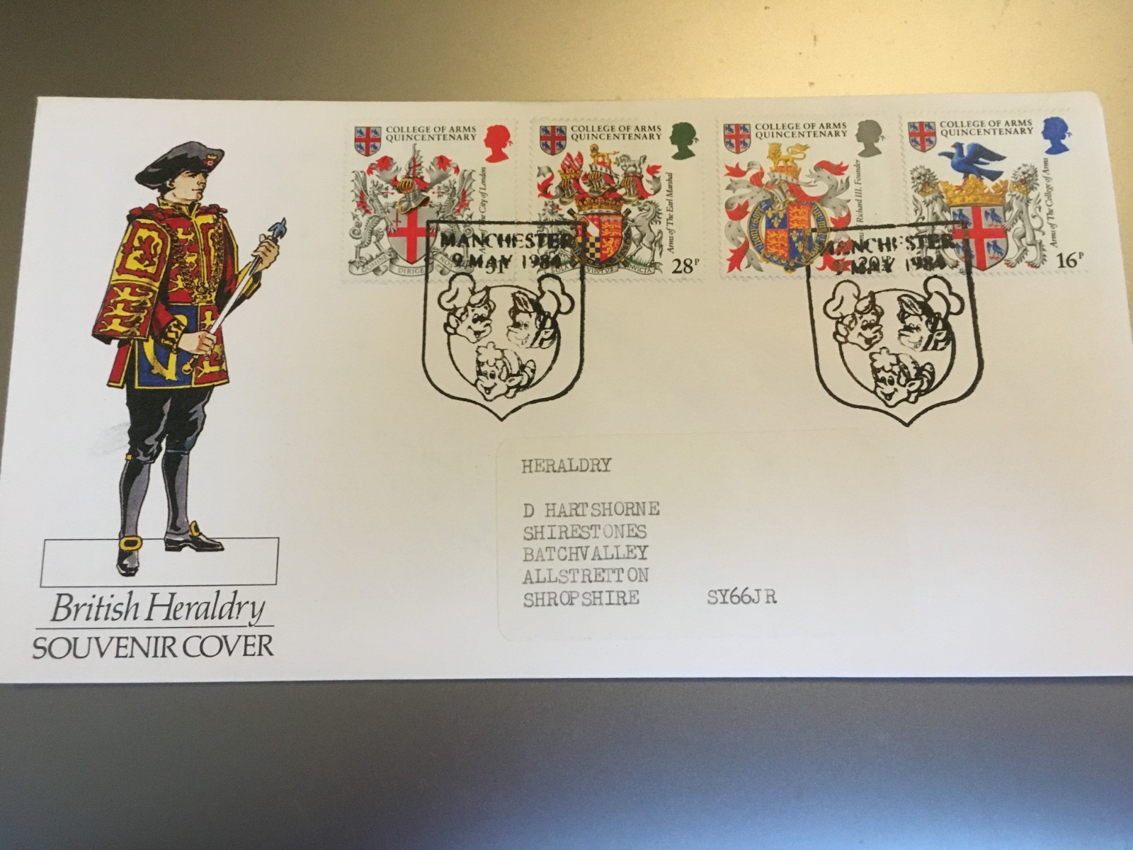 GB STAMPS RARE FIRST DAY COVER 1984 HERALDRY KELLOGS | eBay UK