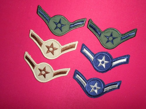 3 Paires De USAF Airman Rang Attenué, Désert Tan Et Couleur Grand ...