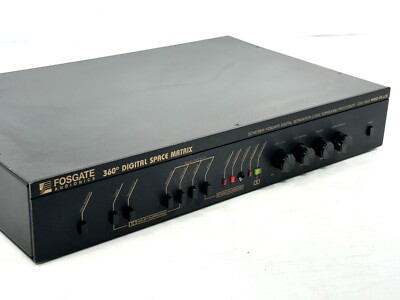 FOSGATE AUDIONICS 360* DIGITAL SPACE MATRIX DSM-3608 PRO-PLUS Tested | eBay