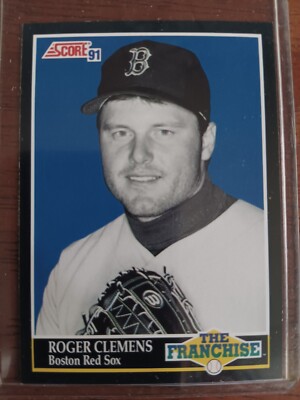 ROGER CLEMENS BOSTON RED SOX 1991 SCORE "THE FRANCHISE" BASEBALL CARD ...