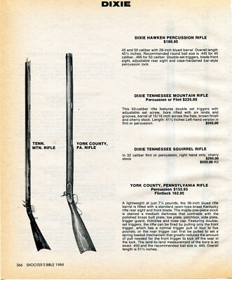 1984 Print Ad of Dixie Tennessee Mountain & York County Pennsylvania ...