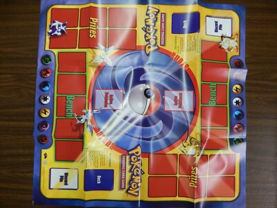Vintage Original Pokemon Play Mat Base Set Trading Card Game USED FREE ...