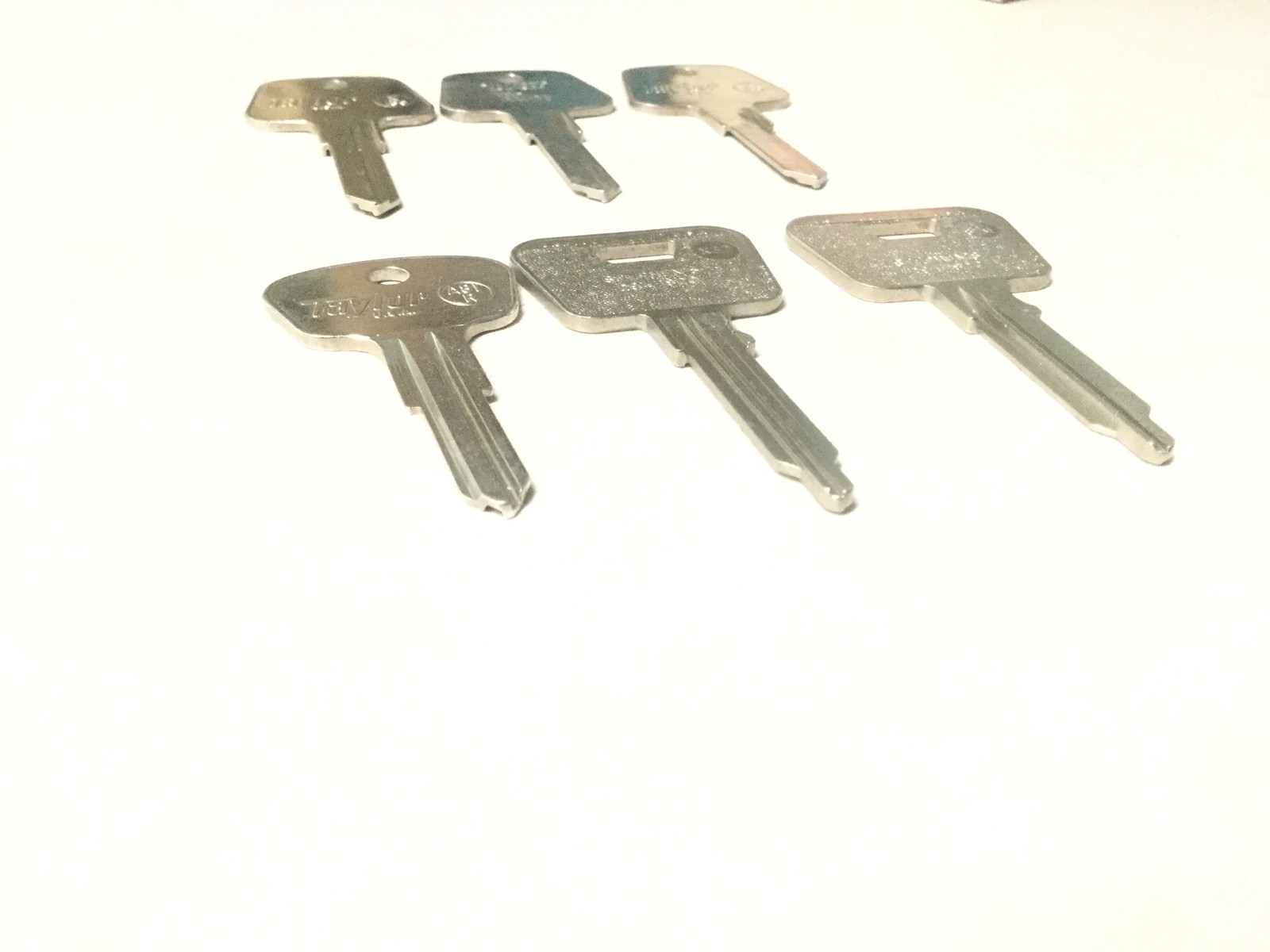 Audi Automotive X139, PA7, PA2, Key Blanks by Taylor & ESP, Set of 6 ...