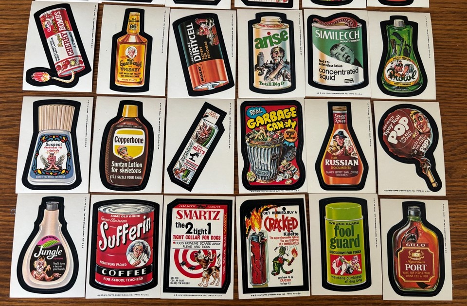 Complete RARE Wacky Packages Series 16 White Back Sticker Set (30/30 ...