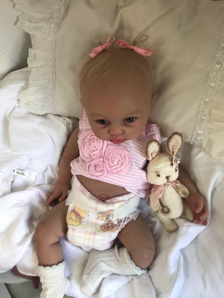 REBORN DOLL - FULL BODY 20 INCH SILICONE GIRL-BOO BOO DOLL | eBay Australia