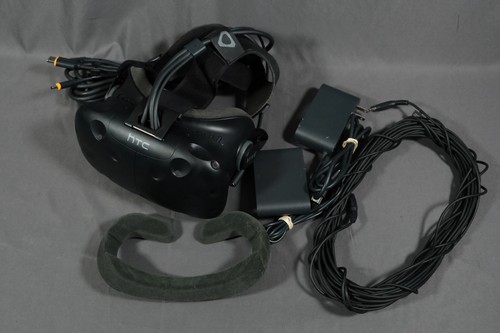 HTC Vive Virtual Reality Headset with Link Box and Cables | eBay