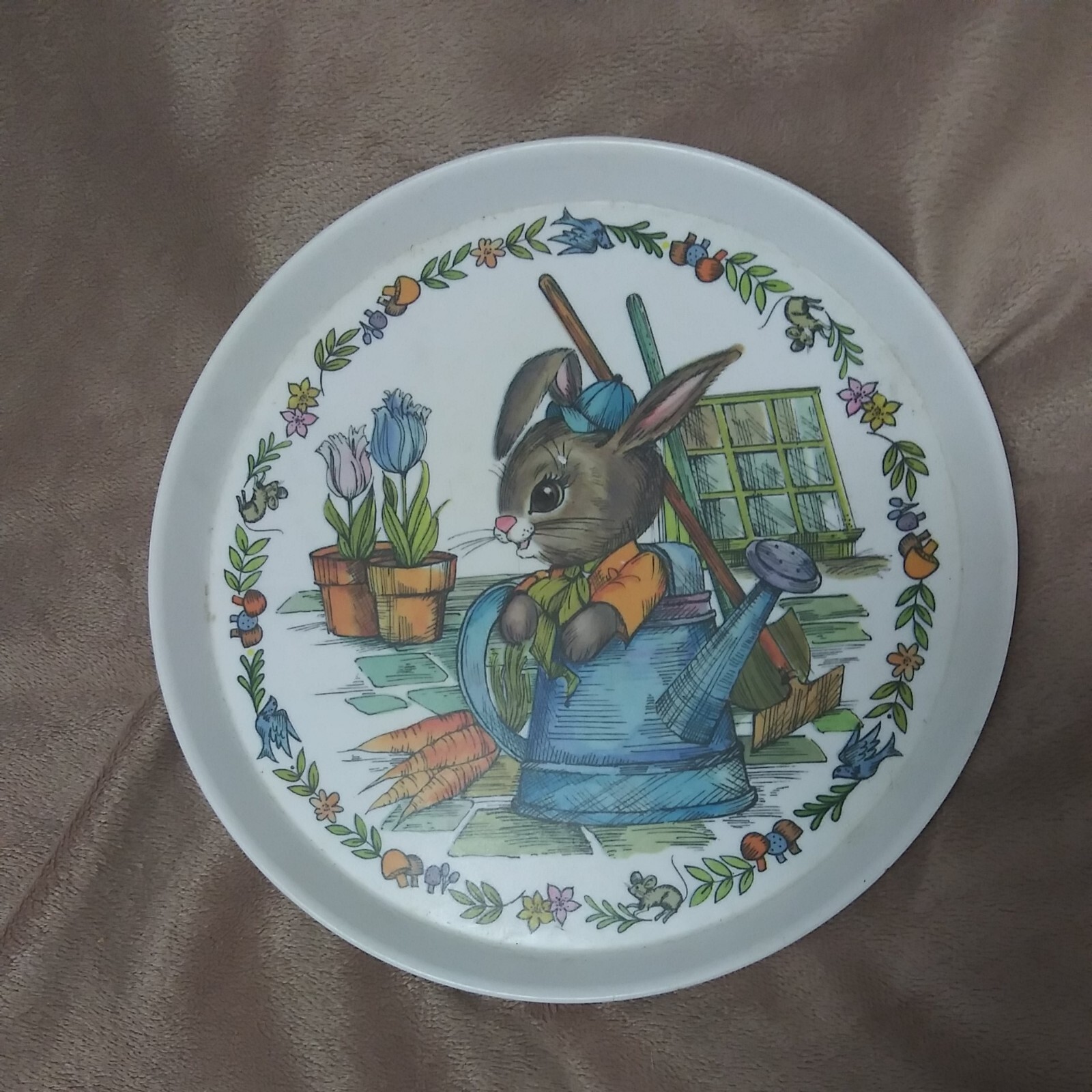 VTG Peter Rabbit Bunny Oneida Deluxe #3101 Child's Dinner Plate | eBay